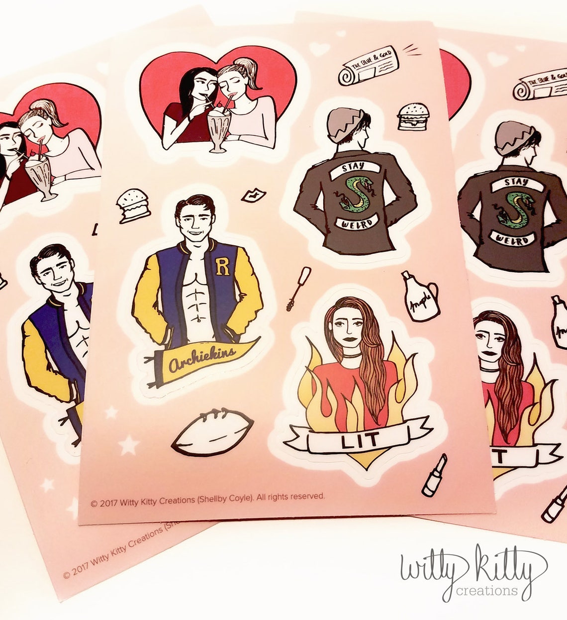 Inspired by Riverdale Sticker Set - Etsy