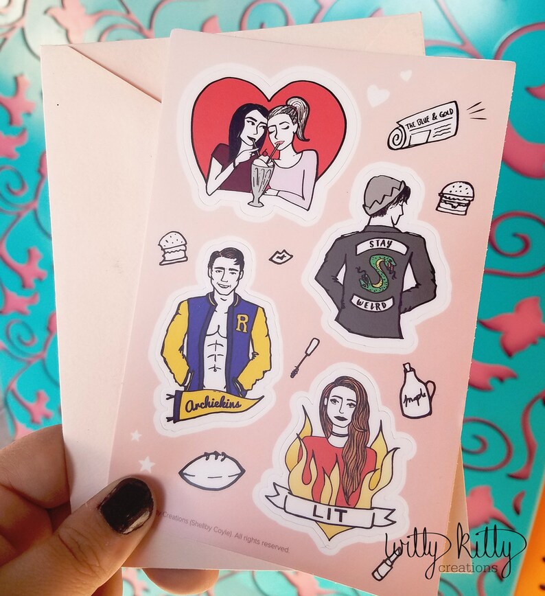 Inspired by Riverdale Sticker Set - Etsy