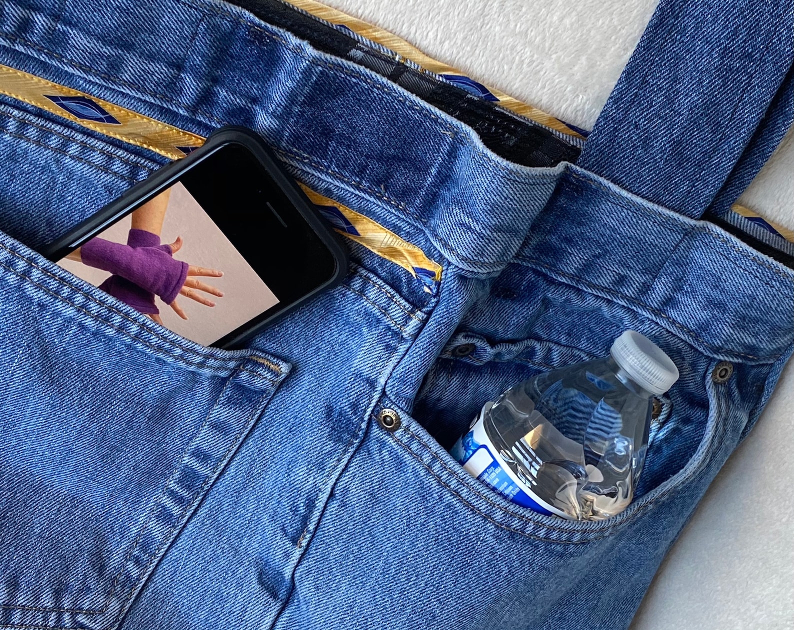 Custom: Blue Jean Tote Bag Memory Keepsake Upcycled From - Etsy