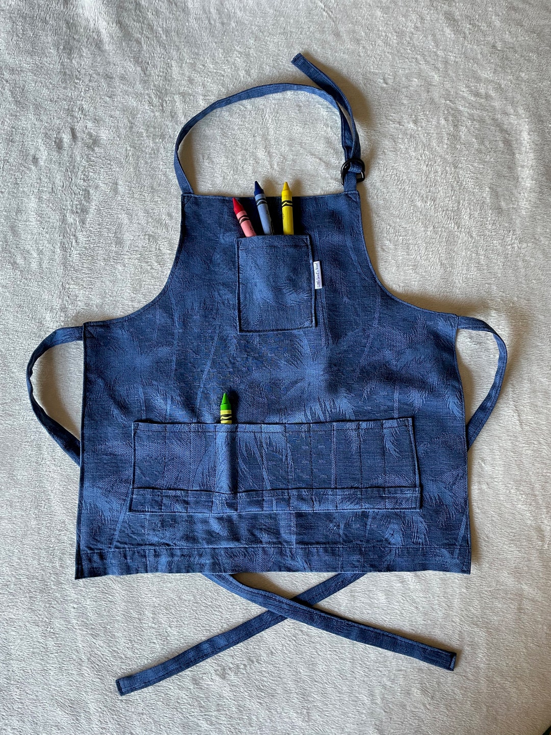 Kid's Crayon Apron - Custom Memory Gift - Etsy
