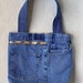 Custom: Blue Jean Tote Bag Memory Keepsake Upcycled From - Etsy