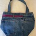 Custom: Blue Jean Tote Bag - Memory Keepsake Upcycled From Blue Jeans ...