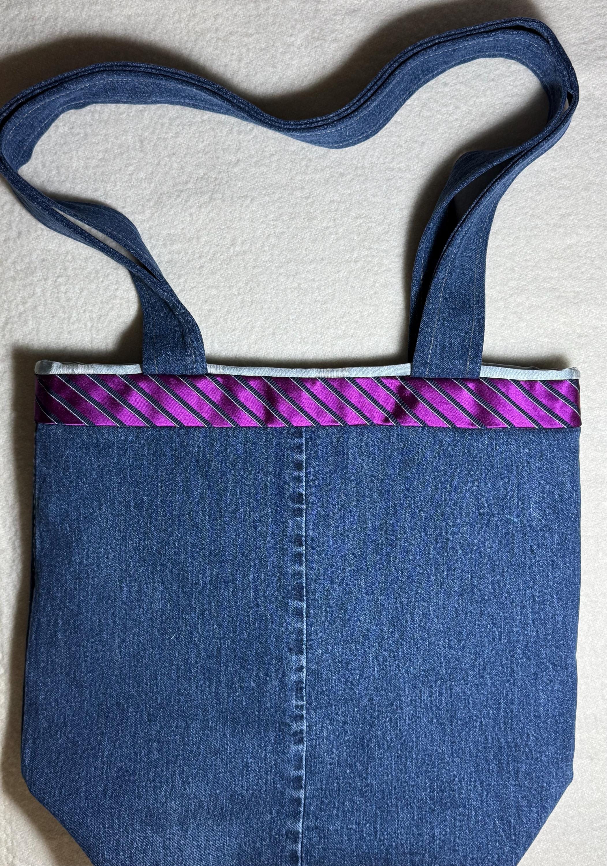 Memory Keepsake: Custom Blue Jean Tote Bag Made From Your Blue Jeans - Etsy