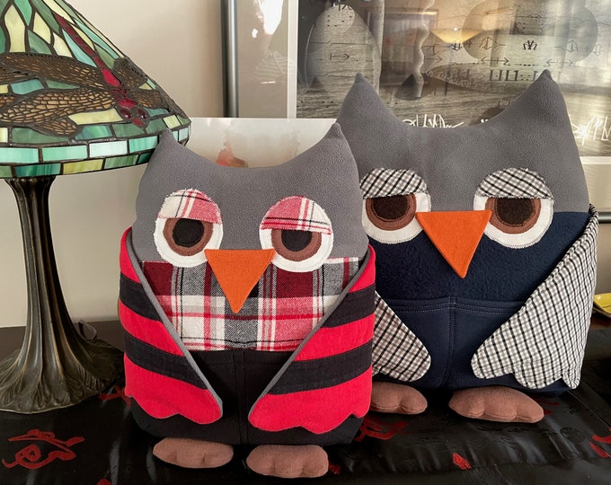 Sewing Patterns - Cuddly Owl and Baby Owl Pillow - Etsy