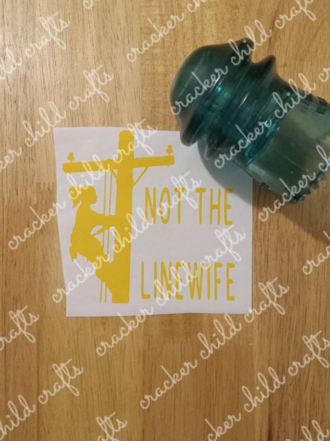 Not the Linewife Female Lineman Decal-linewoman-lineman Power - Etsy
