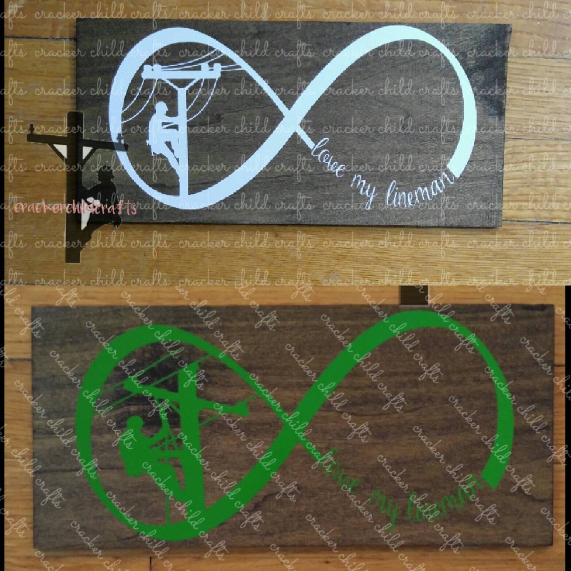 Lineman Infinity Sign Lineman Signs Lineman Decor | Etsy