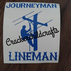 Lineman Decals Power Lineman Linemen-lineman Gifts-line Trash-lineman ...