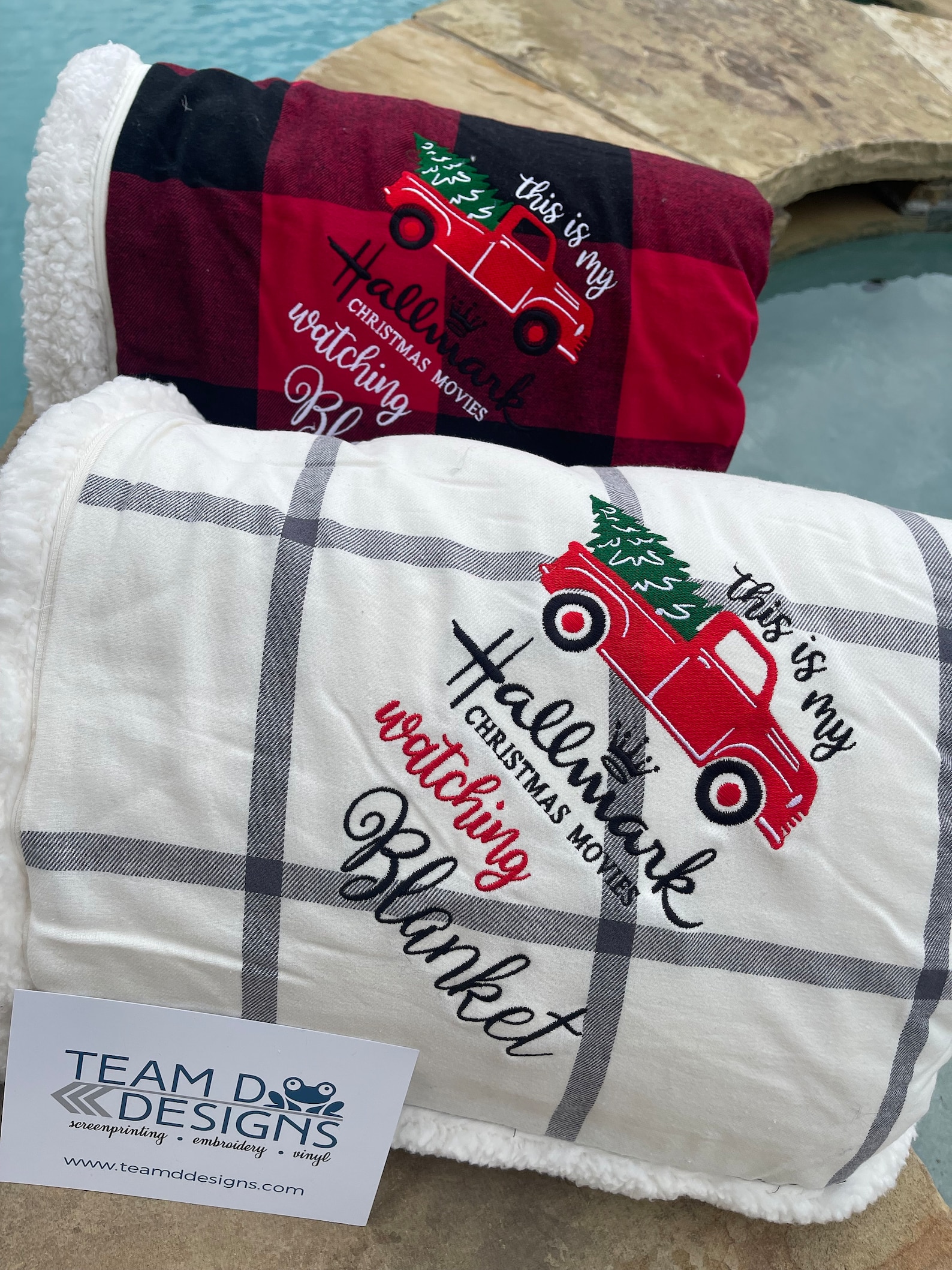 HALLMARK Movies Watching Comfy Blanket/buffalo Sherpa - Etsy