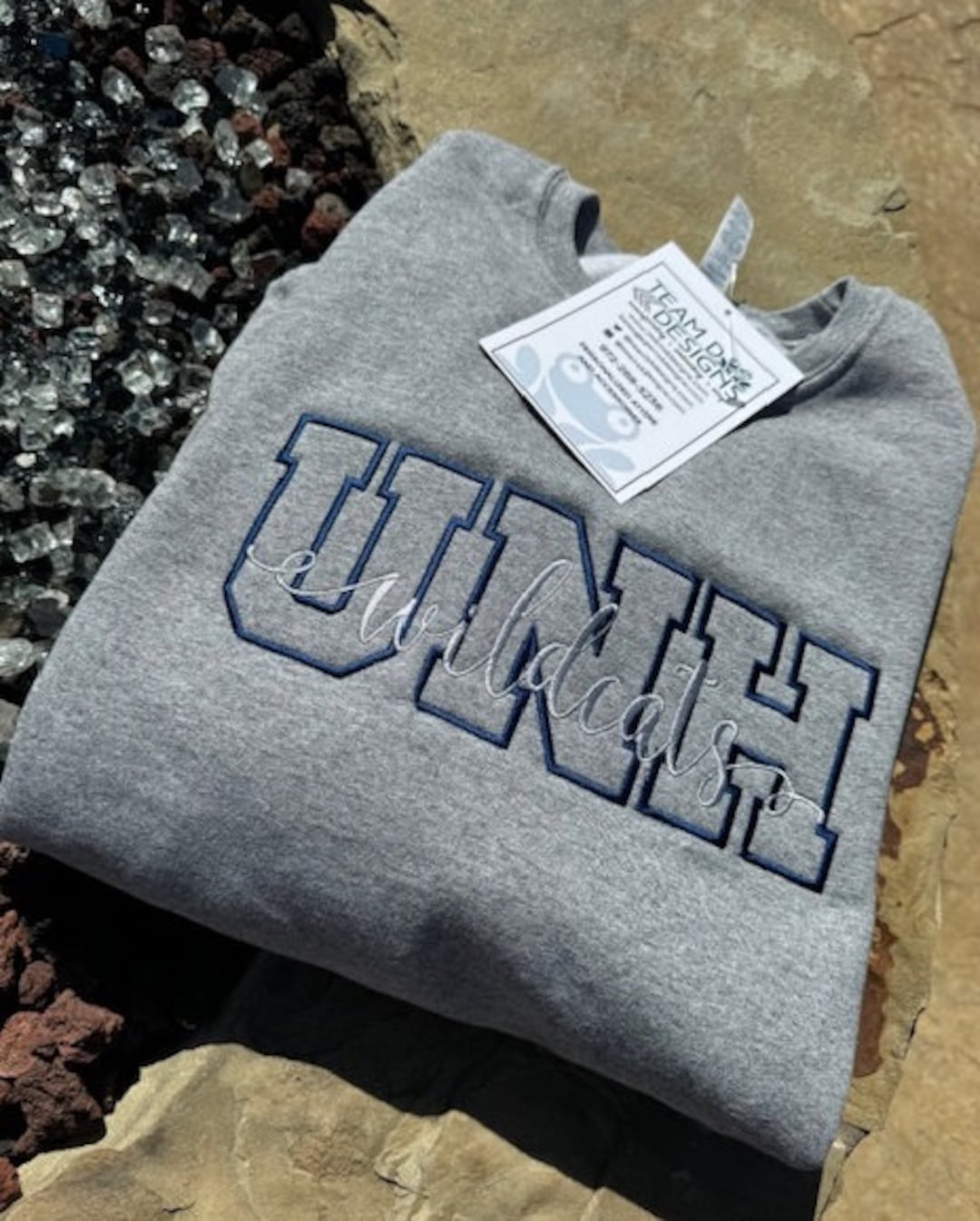 Custom Embroidered College University Sweatshirt/college Custom Crew ...