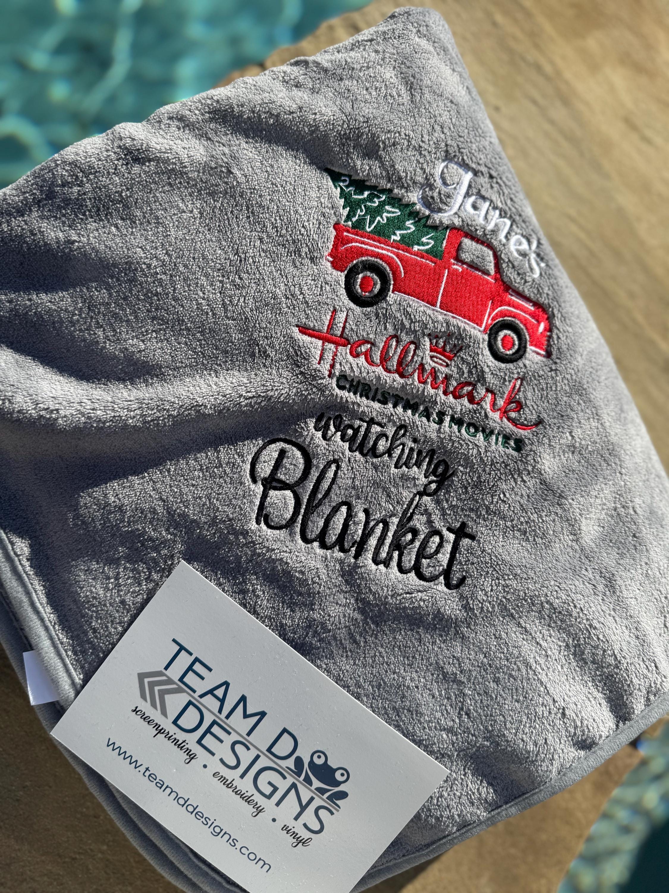Personalized Hallmark Movie Fleece Blanket: Soft Holiday Throw - Etsy