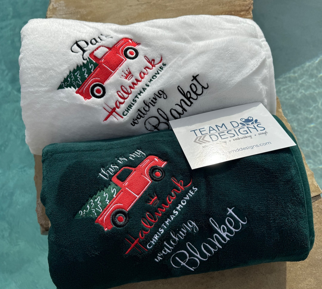 Personalized Hallmark Movie Fleece Blanket: Soft Holiday Throw - Etsy