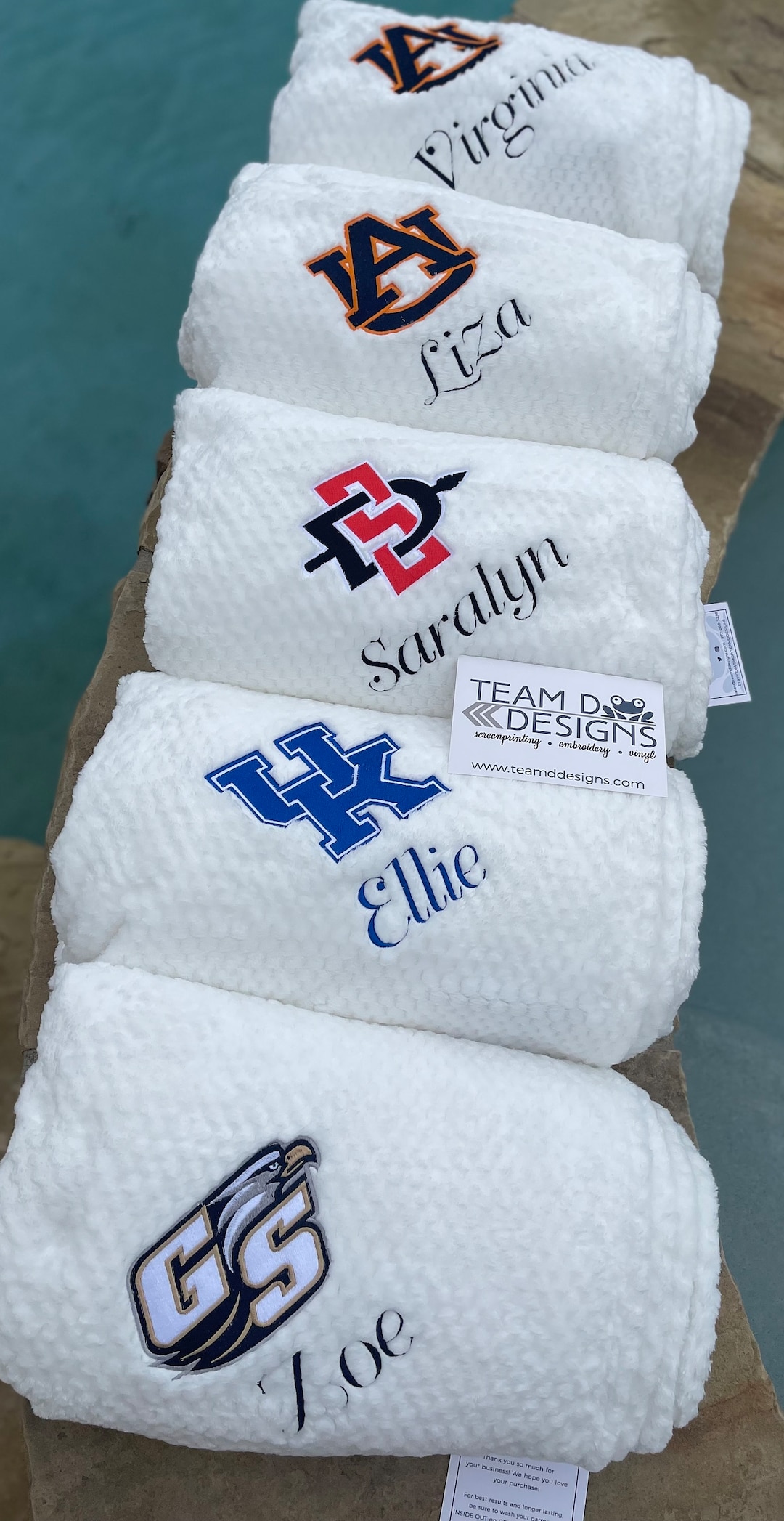 Personalized Plush College Blanket, Custom Graduation Gift - Etsy