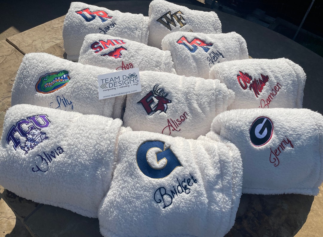 Custom PLUSH Personalized Large Blanket/ Grad Gift/ Personalized ...