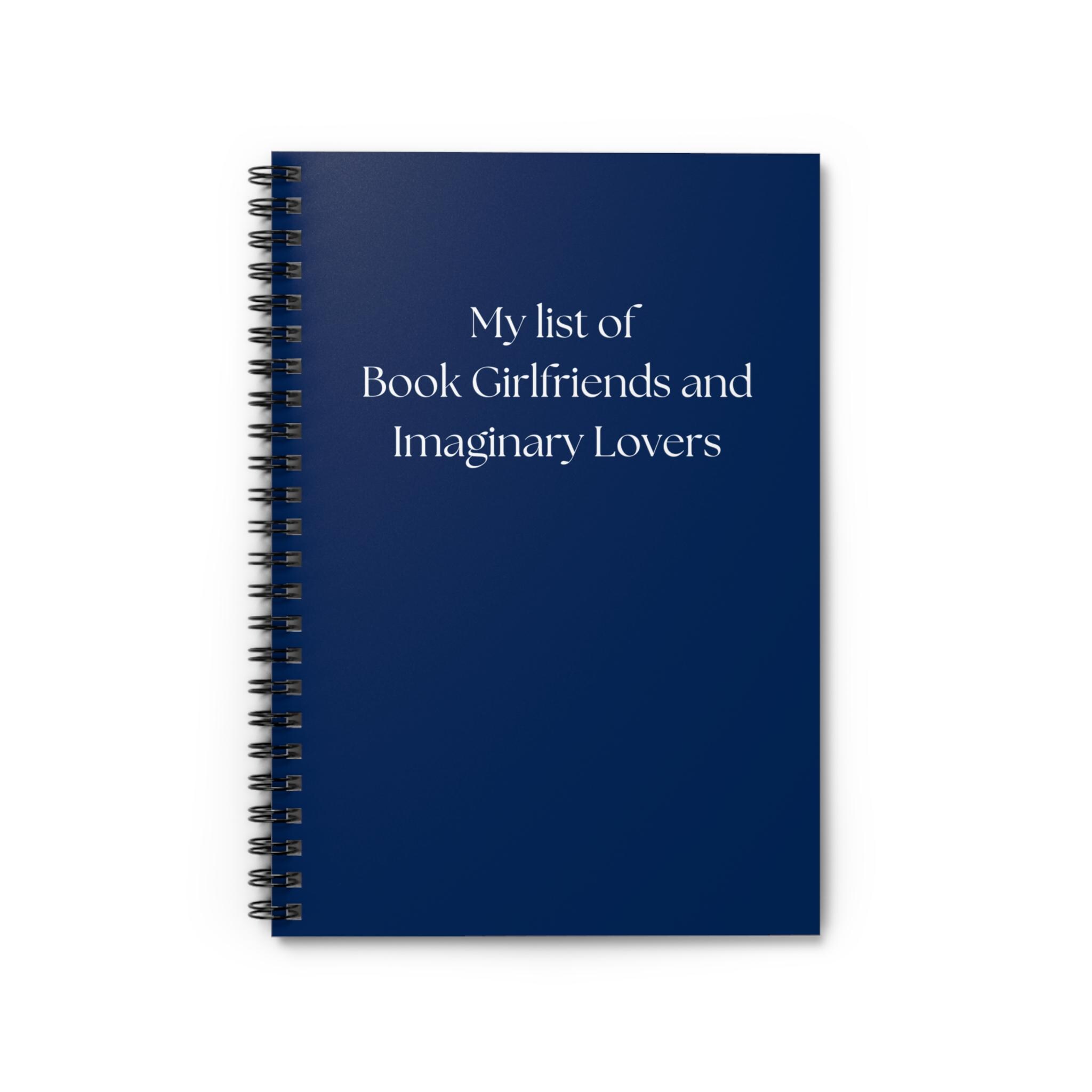 My List of Book Girlfriends Spiral Notebook - Etsy