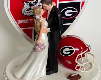 Georgia Football Cake Topper - Etsy