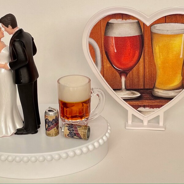 Beer Cake Topper - Etsy
