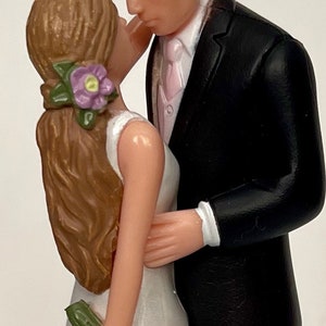 Wedding Cake Topper Tennis Racket Ball Themed Beautiful Long-haired ...