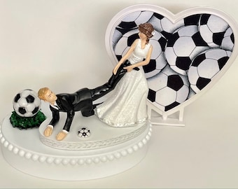 Wedding Cake Topper Soccer - Etsy