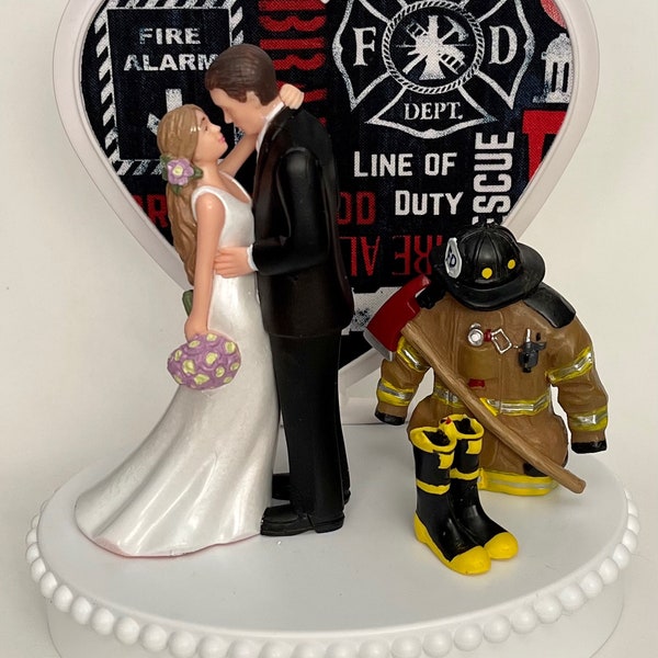 Firefighter Wedding - Etsy