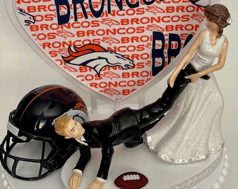 Denver Broncos Cake Topper - Etsy