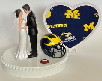 Michigan Wolverines Cake Topper - Etsy