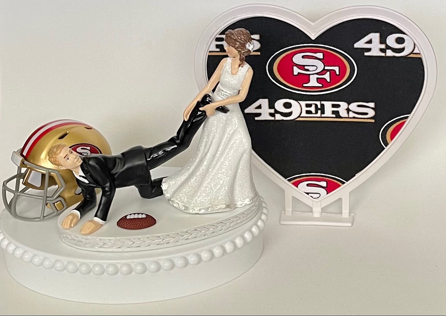 49ers Football Helmet Cake