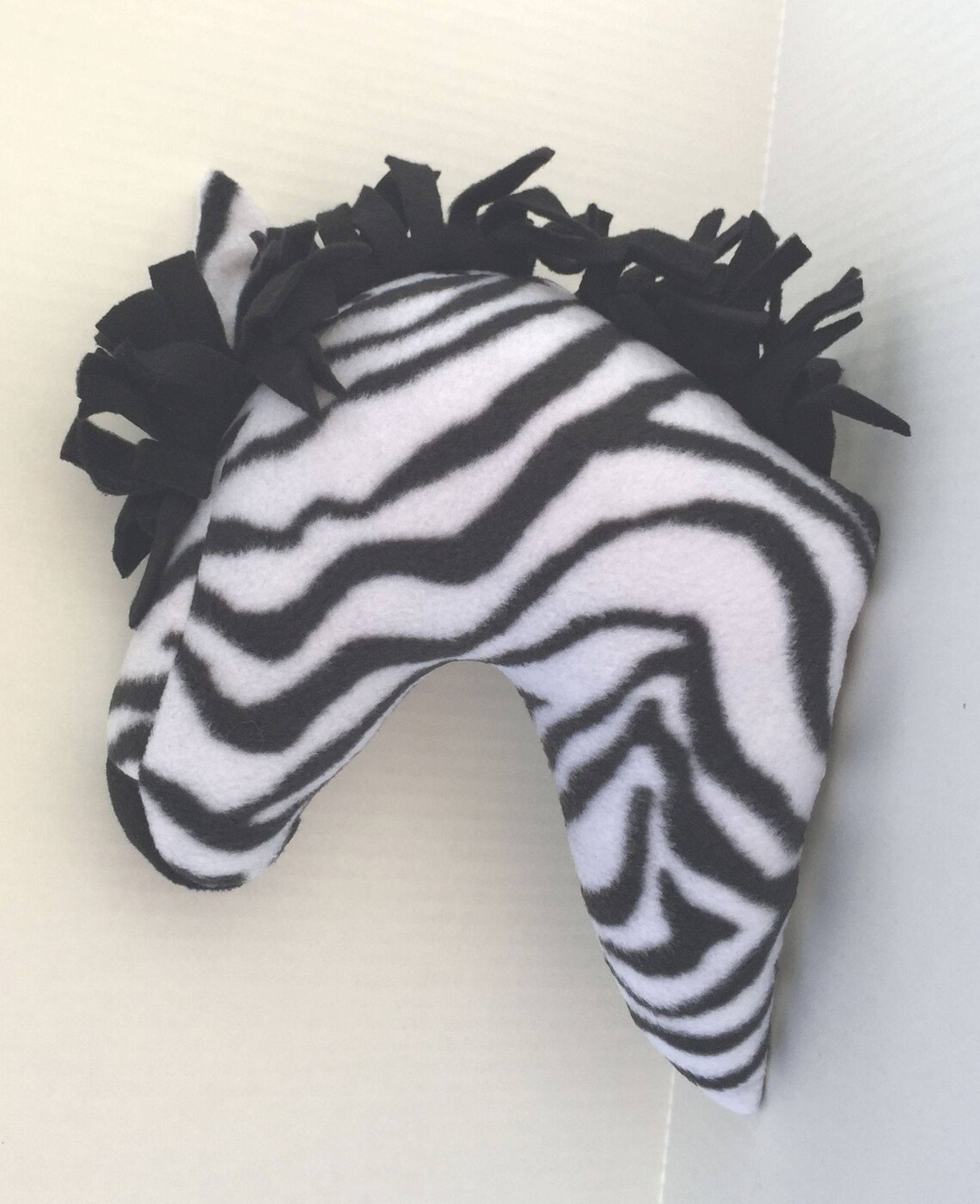 Stuffed Zebra Head Pillow / Stuffed Animal Head / Faux Animal | Etsy