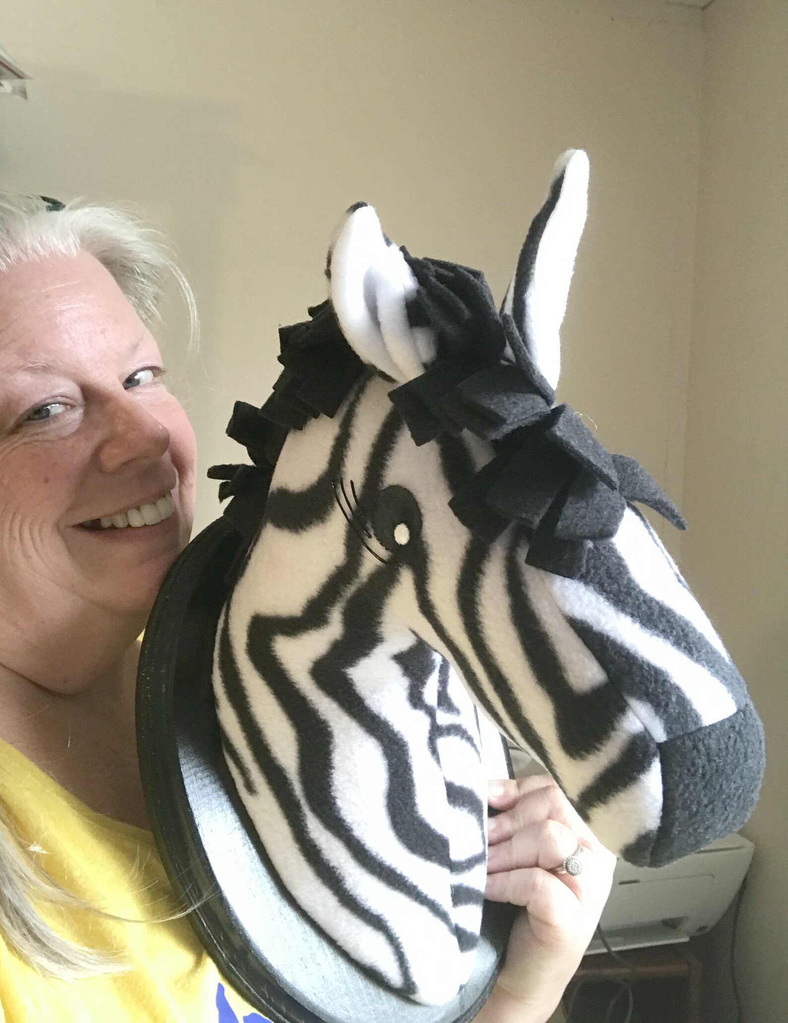 Zebra Stuffed Faux Animal Head Wall Mount / Stuffed Animal | Etsy