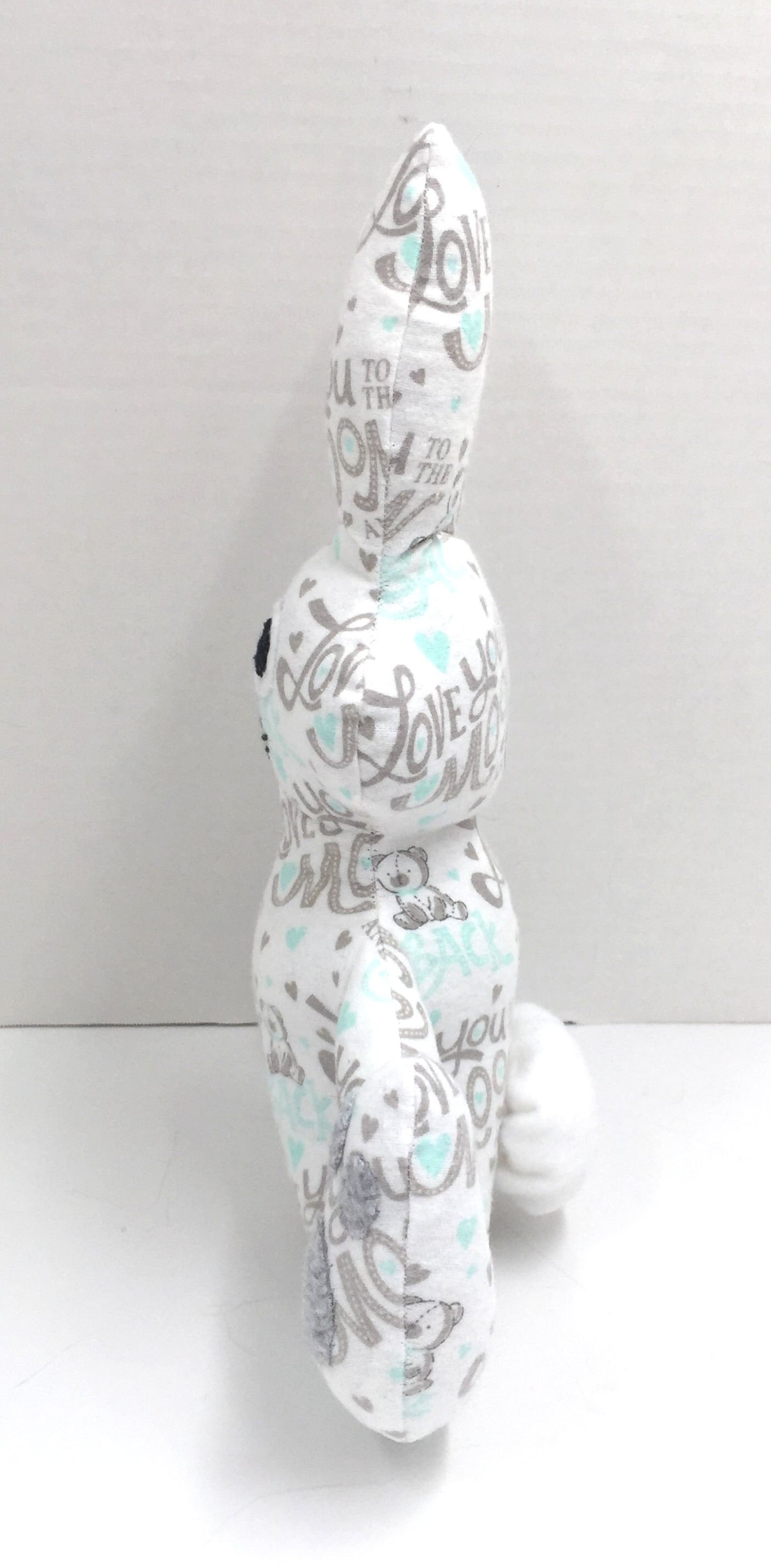 Stuffed Bunny Rabbit / Love You Bunny Rabbit / Comfort Cozy - Etsy