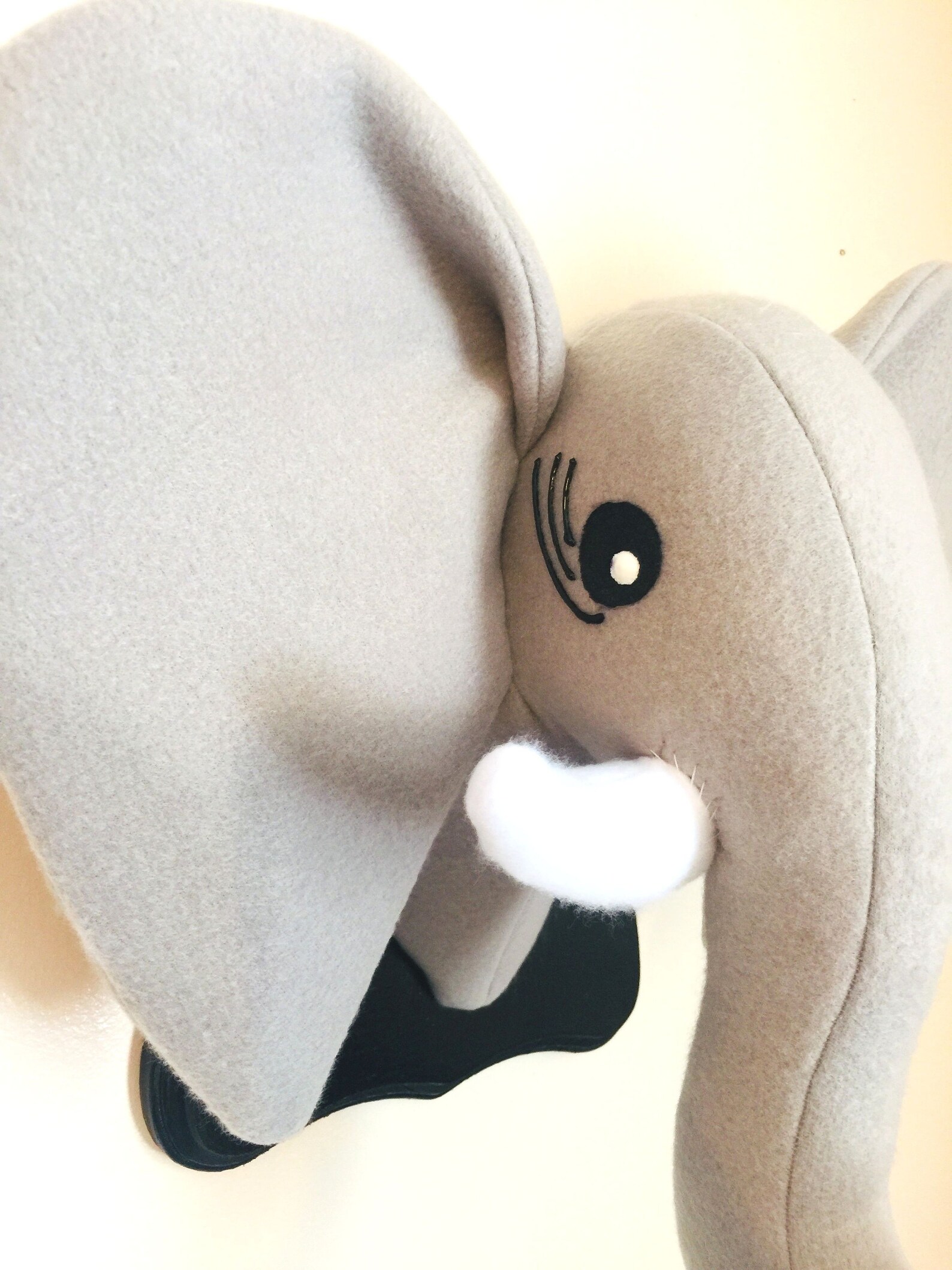 Stuffed Gray Elephant Head / Stuffed Animal Head / Faux Animal | Etsy