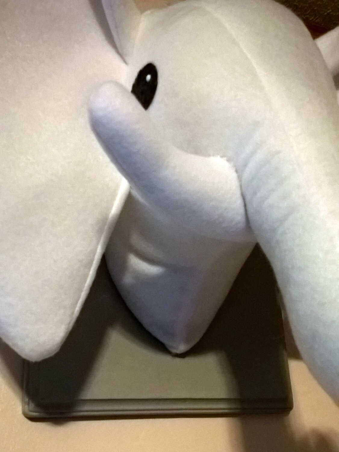 Stuffed White Elephant Head / Stuffed Elephant Mount / Stuffed - Etsy