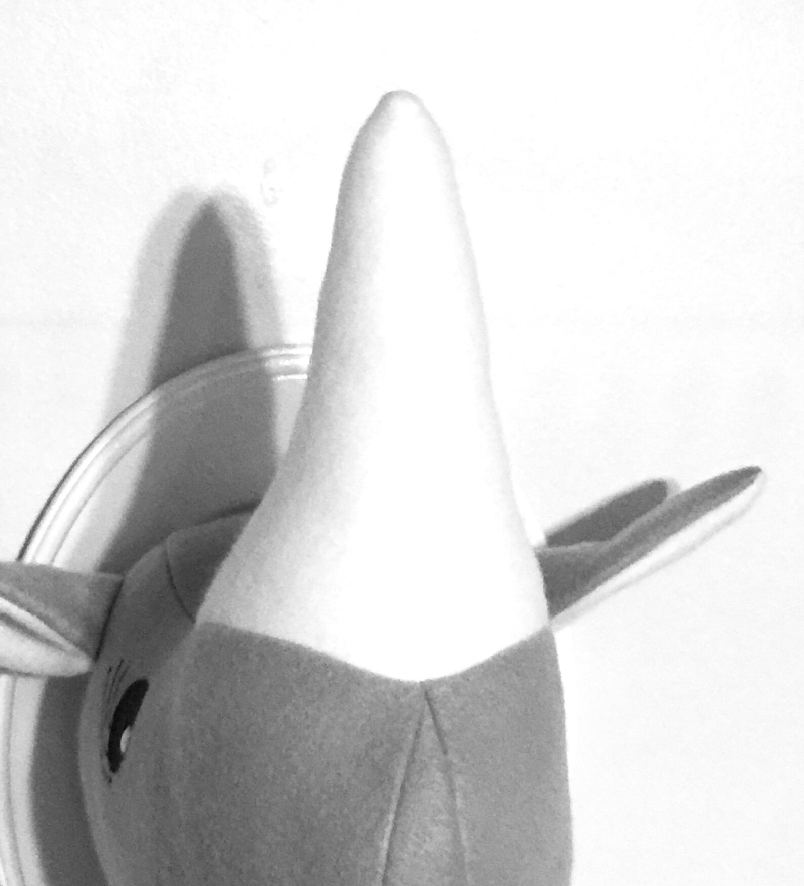 Rhino Stuffed Faux Animal Head Wall Mount / Gray Rhino Nursery Decor ...