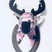 Stuffed Pink Camo Deer Head / Deer Mount / Faux Animal Head / - Etsy