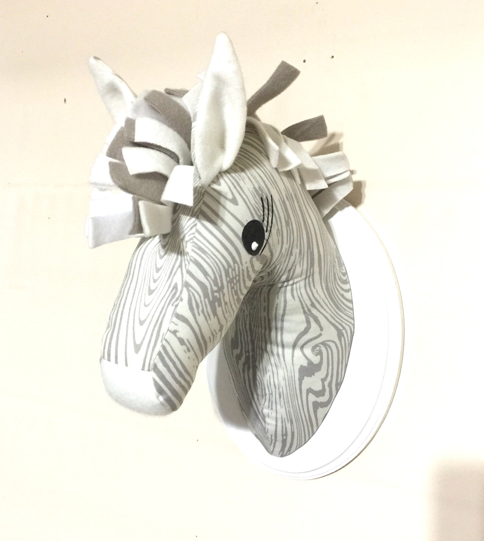 Safari Animals Heads Nursery Wall Decor / Stuffed Animal Heads - Etsy