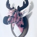 Stuffed Pink Camo Deer Head / Deer Mount / Faux Animal Head / - Etsy