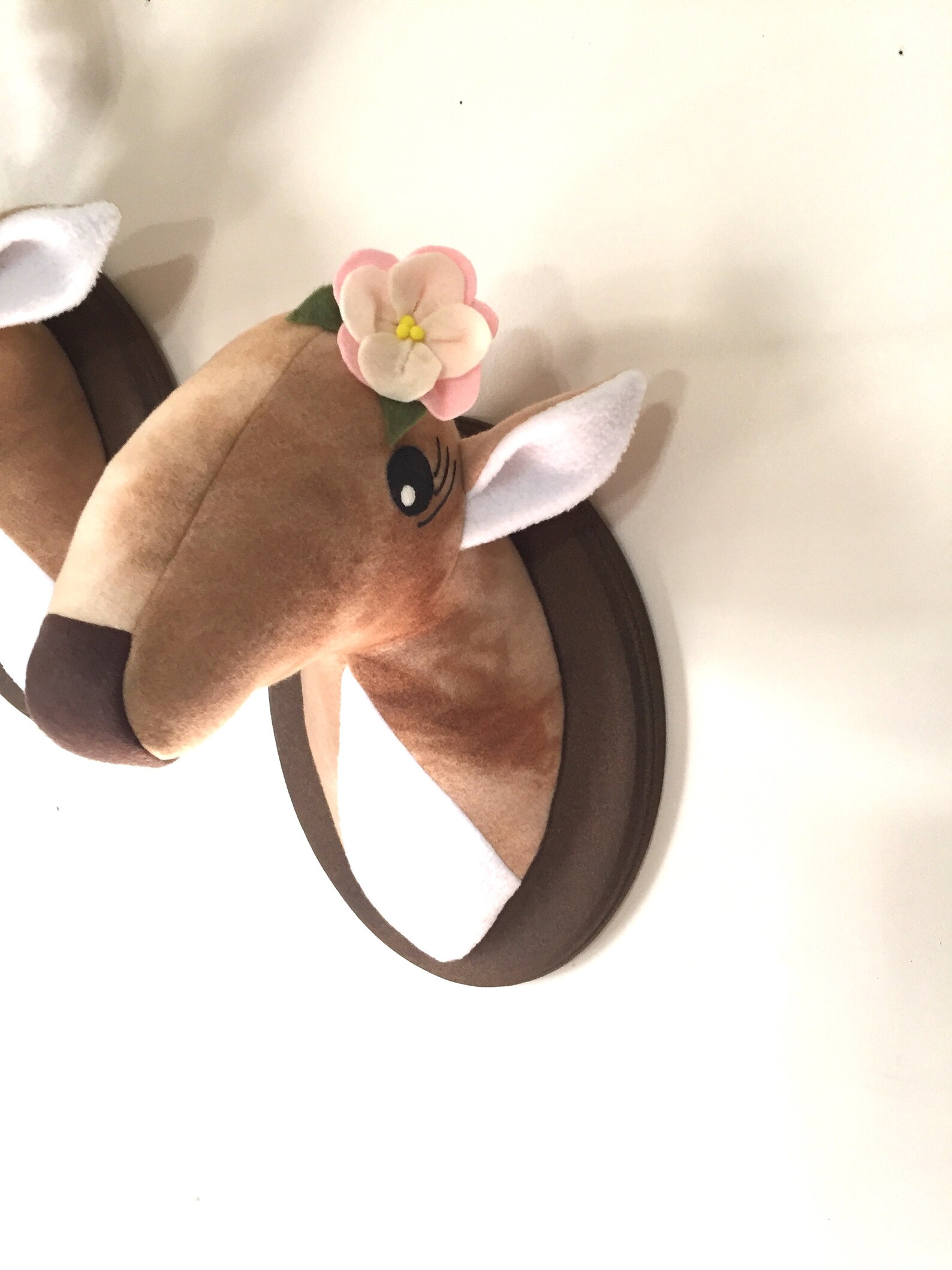 Buck and Doe Stuffed Deer Animal Head / Faux Stuffed Animal - Etsy