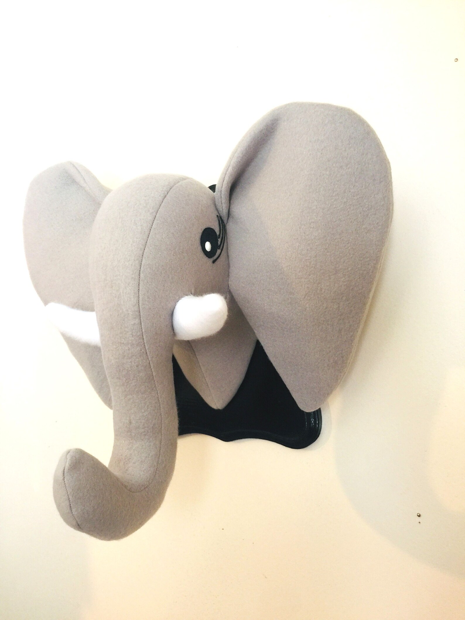 Stuffed Gray Elephant Head / Stuffed Animal Head / Faux Animal | Etsy