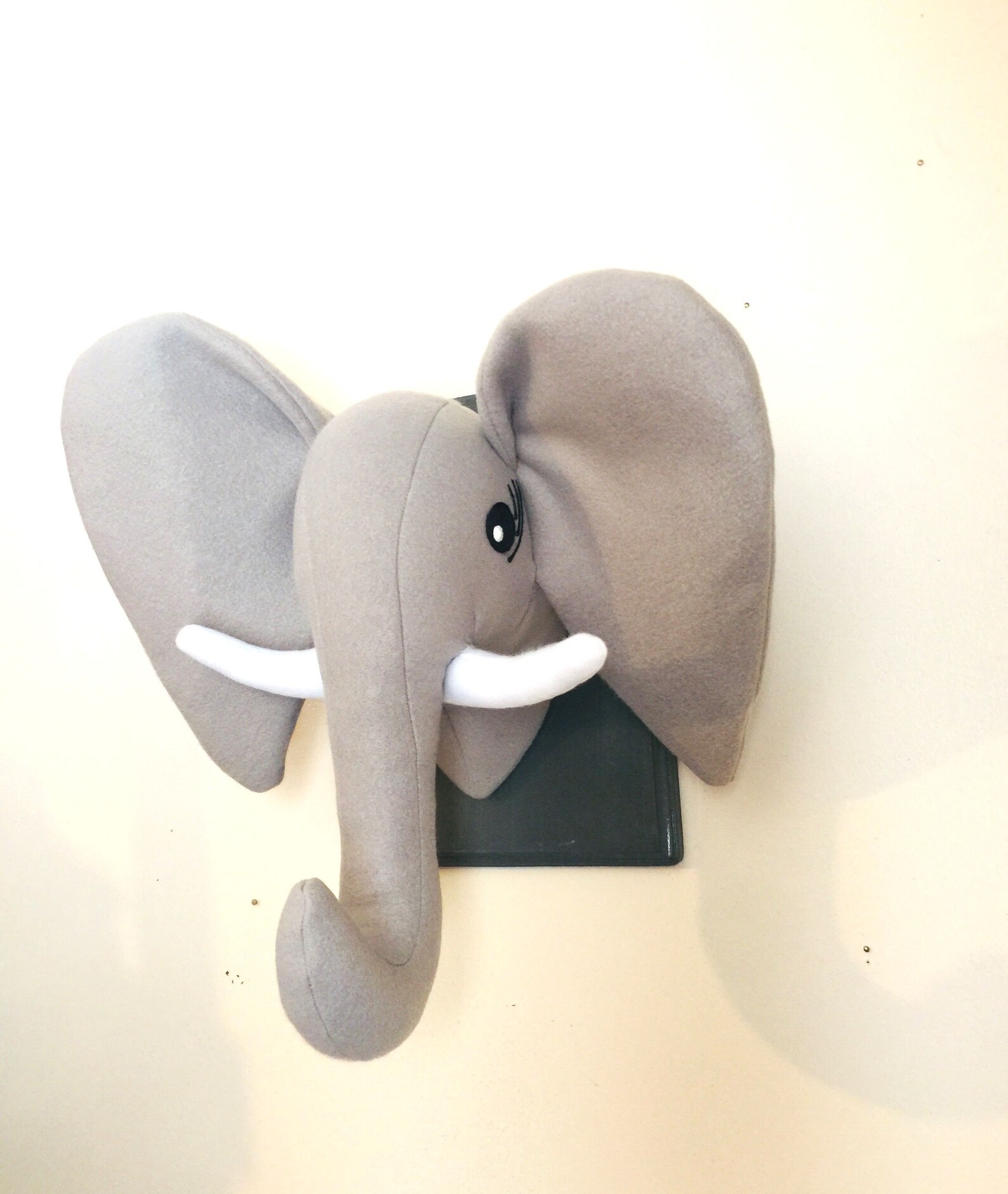 Stuffed Gray Elephant Head / Stuffed Elephant Head / Stuffed - Etsy