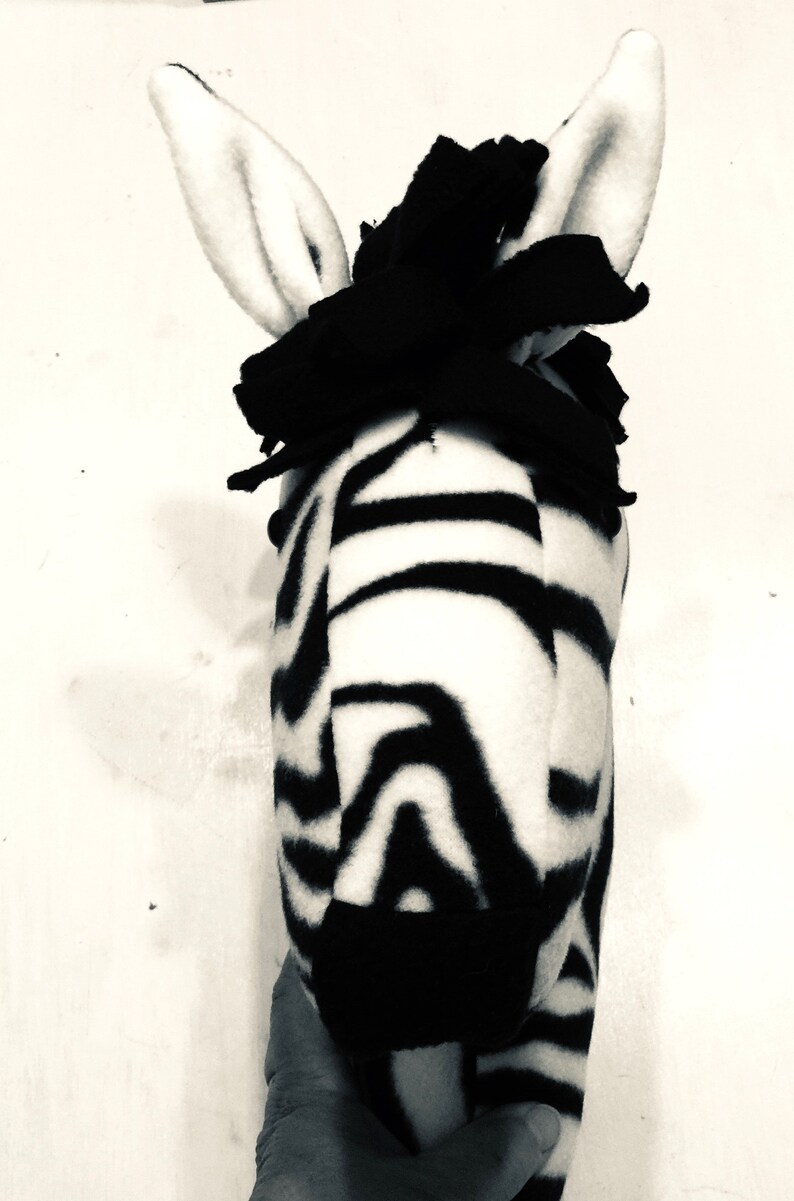 Stuffed Zebra Head Pillow / Stuffed Animal Head / Faux Animal - Etsy