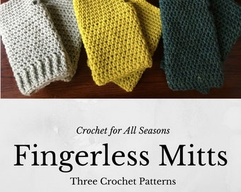 Lacy Fingerless Gloves Crochet PATTERN PDF Texting Gloves With Vintage ...