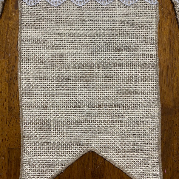 Burlap Banner - Etsy