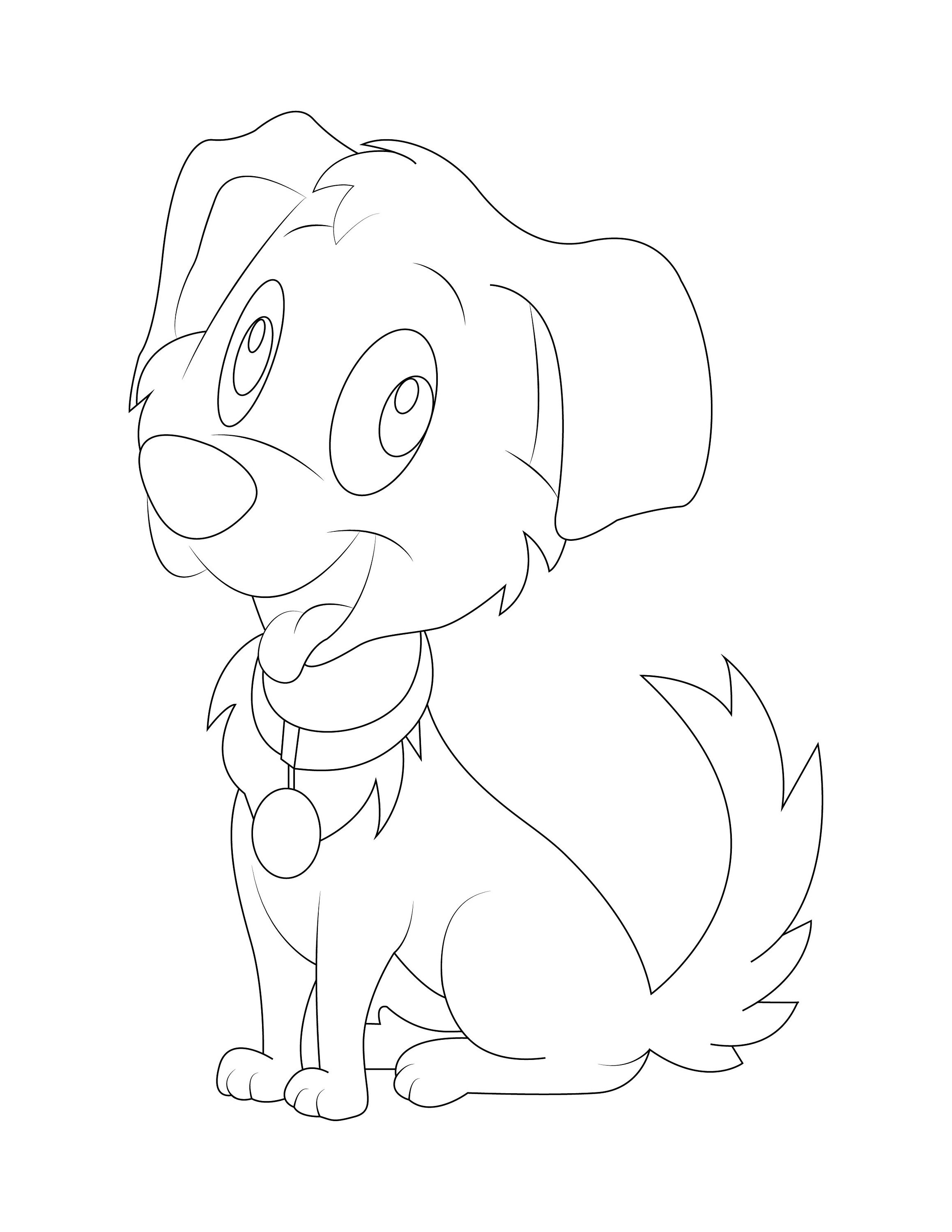 Printable Dog Coloring Pages For Kids