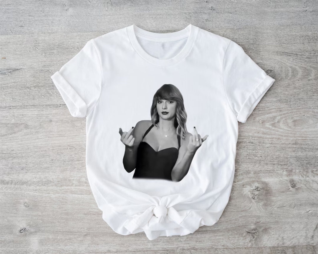 Taylor Swift Middle Finger Shirt, Taylor Swiftie Merch, Eras Tour ...