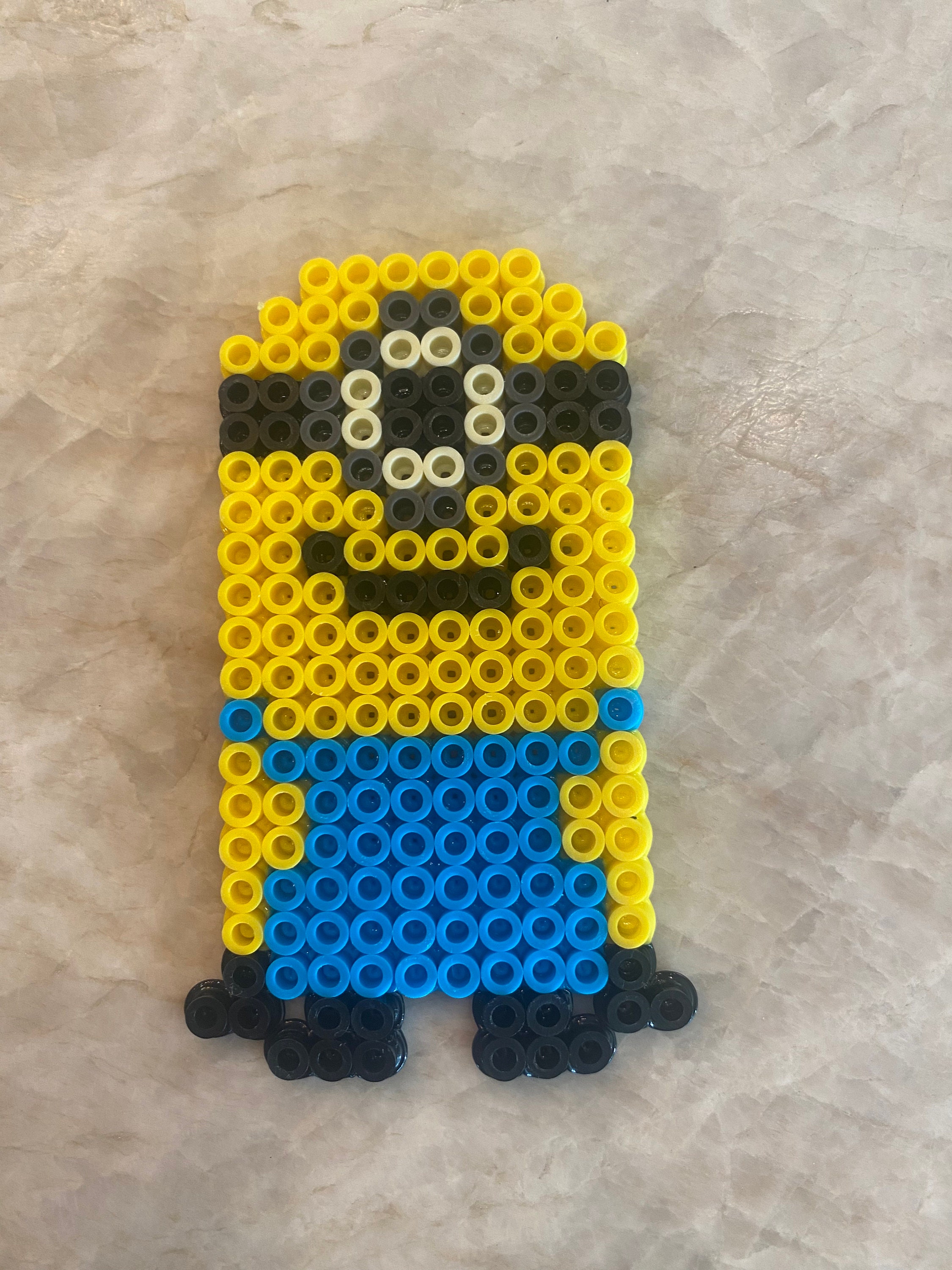 Minion Perler Bead Pattern Crafts Beads Beading Arts Minions Mosaic