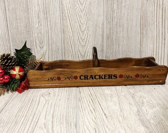 Wood Cracker Holder - Etsy