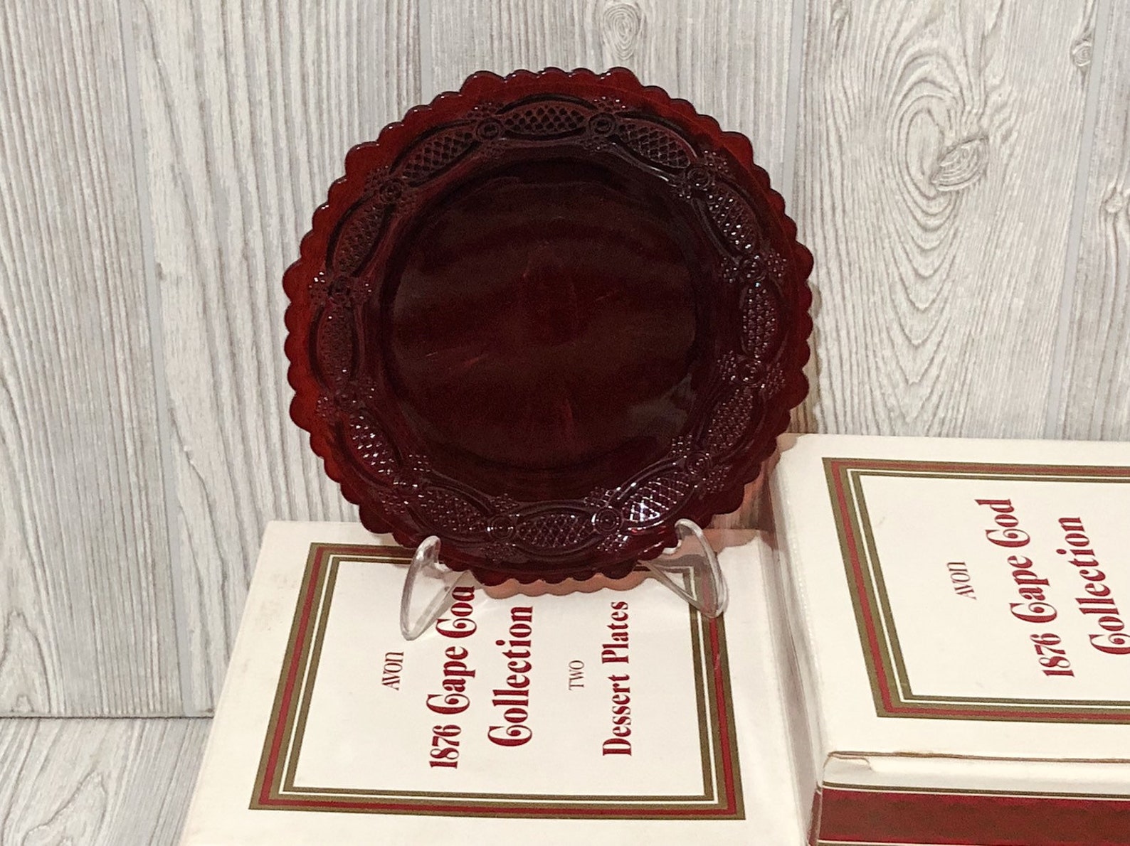 Vintage Avon Cape Cod Dessert Lunch Plates Set of 10 in Original Boxes ...