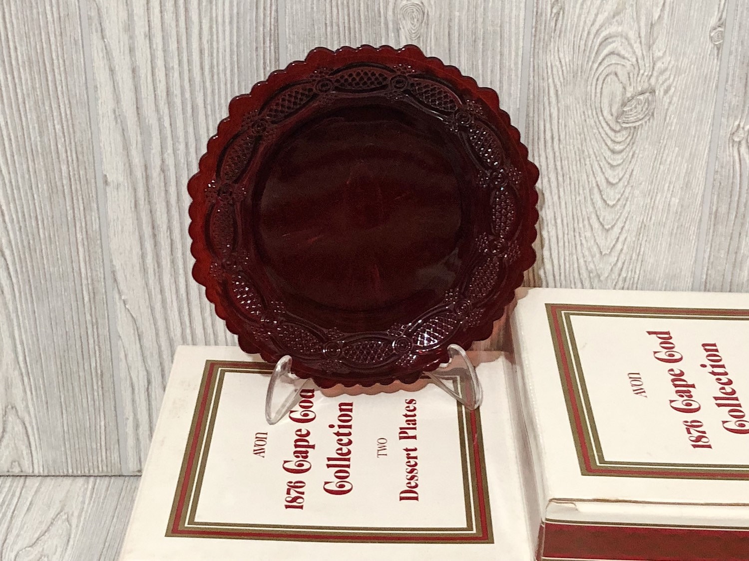 Vintage Avon Cape Cod Dessert Lunch Plates Set of 10 in Original Boxes ...