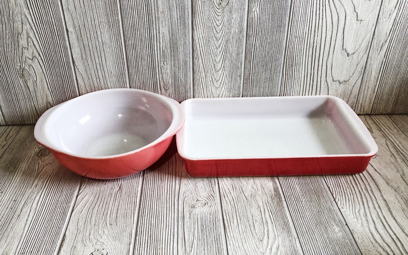 Vintage Flamingo Pink Pyrex Casserole Baking 2 Quart Dishes - Etsy
