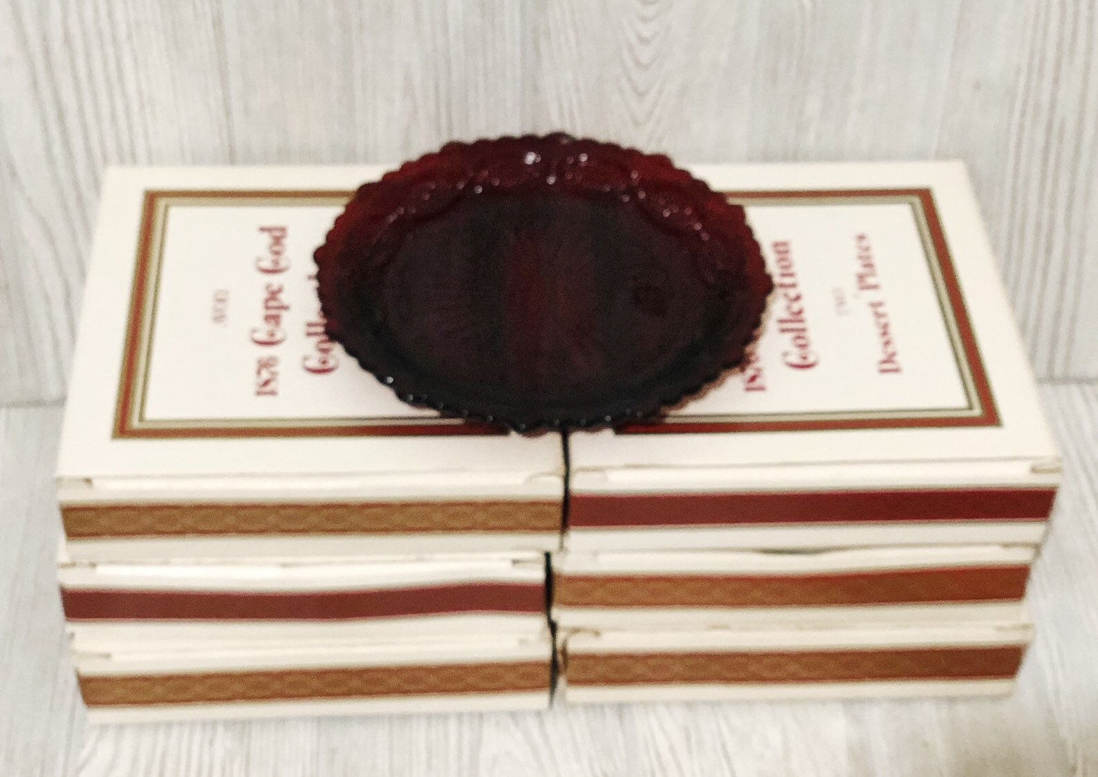 Vintage Avon Cape Cod Dessert Lunch Plates Set of 12 in Original Boxes ...