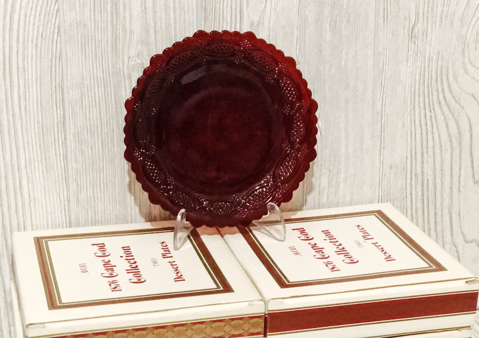 Vintage Avon Cape Cod Dessert Lunch Plates Set of 12 in Original Boxes ...